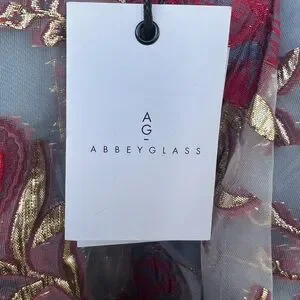 Abbey Glass | Skirts | Abbey Glass Moon Light Petal Organza Floral Maxi ...